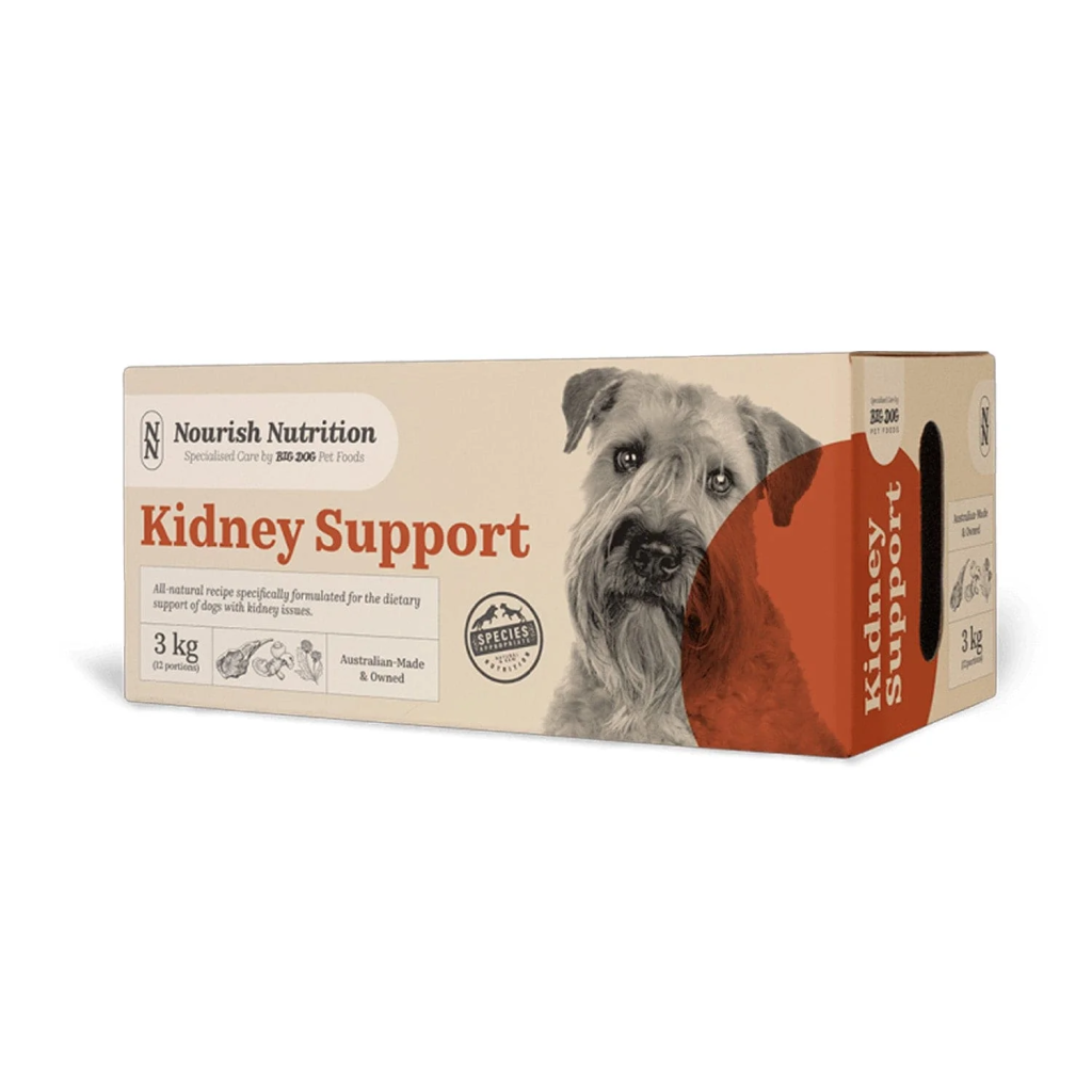 Big Dog BARF Nourish Nutrition Kidney Support (3kg/ 12 patties) – Petronize